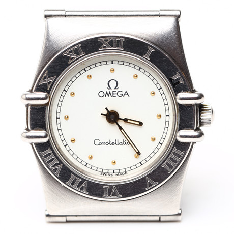 OMEGA, Constellation, armbandsur, quartz, cal. 1455, stål, 1980-tal ...