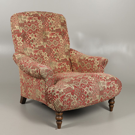 A MODERN ROSSITERS OF BATH UPHOLSTERED ARMCHAIR. Furniture - Armchairs ...