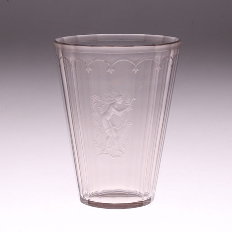SIMON GATE. Vas, glas, Orrefors. Glas - Bruksglas - Auctionet