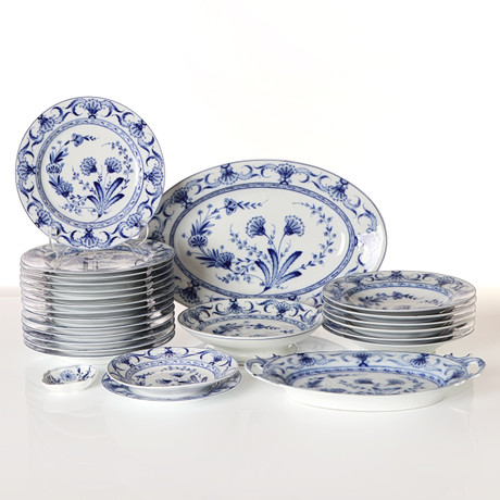 FISCHER & MIEG PIRKENHAMMER, SERVISDELAR, 25 DELAR. Keramik & Porslin ...