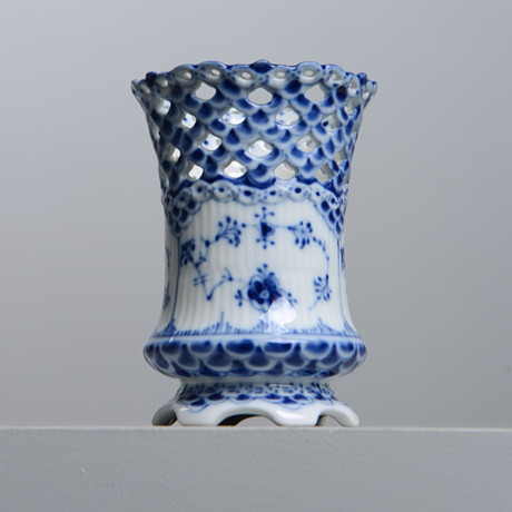 MUSSELMALET, a vase, full blond, model 1016, Royal Copenhagen, Denmark ...