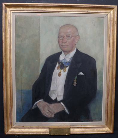 NORA VON SAMSON-HIMMELSTJERNA. Oil on panel, signed and dated 1950. Art ...