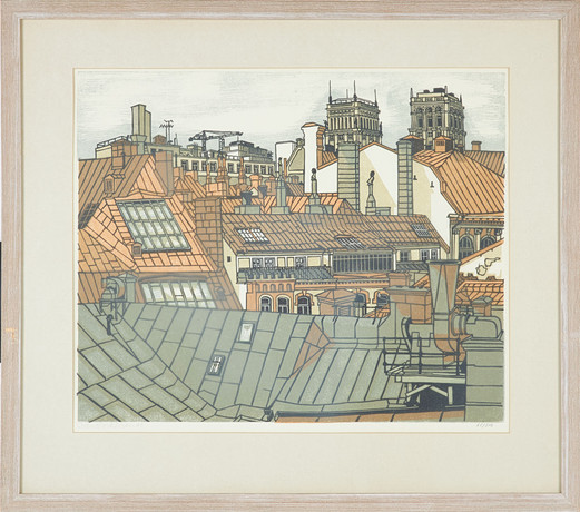 SVENOLOV EHRÉN, litografi, signerad och numrerad 65/310. Konst - Grafik ...