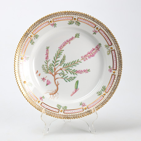 ROYAL COPENHAGEN/ ROYAL DANISH, “Flora Danica”, Erica vulgaris L, plate ...