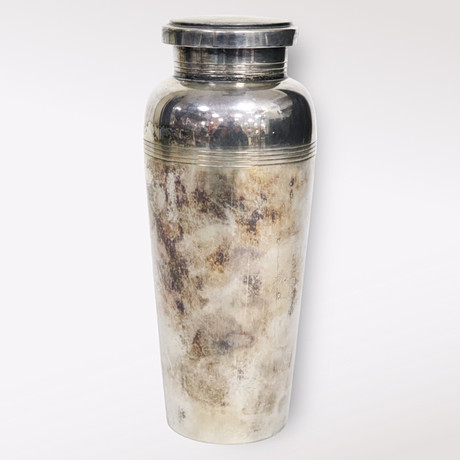 SHAKER, nysilver, 1900-talets andra kvartal. Silver & Metall - Övriga metallföremål - Auctionet