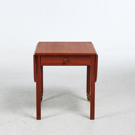 TINGSTRÖMS “Trissan”, 1960s, teak, side table with folding flaps, a ...