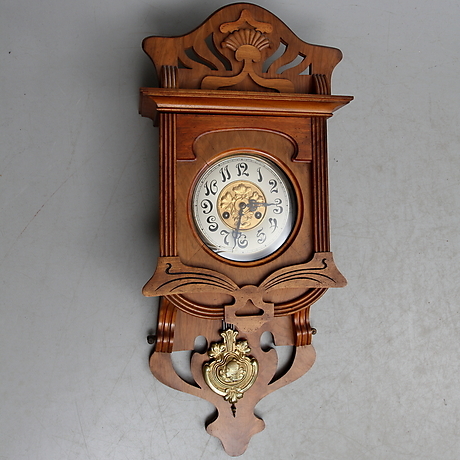 MANOR CLOCK, Art Nouveau, around 1900. Clocks & Watches - Wall Clocks ...