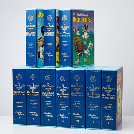 THE CARL BARKS LIBRARY OF WALT DISNEY'S DONALD DUCK, bound with case ...