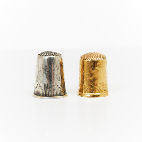 FINGERBORGAR, 2 st, silver och guld. Smycken & Ädelstenar - Preciosa ...