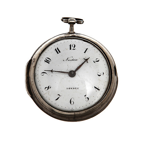 POCKET WATCH, silver, late 18th century/early 19th century. Clocks ...