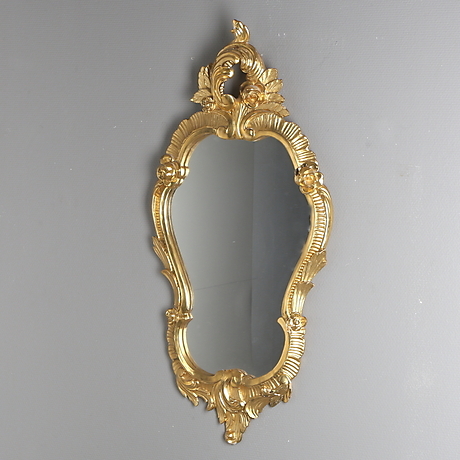 ESPEJO, dorado, estilo rococó, John Lundmark, 1900. Espejos - Auctionet