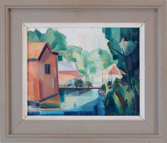 RUBEN HEDIN. oil on canvas. Art - Paintings - Auctionet