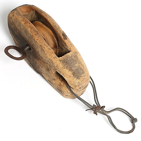 TALJA / BLOCK, for hessja, housemarked and dated 1756. Folk art - Other ...