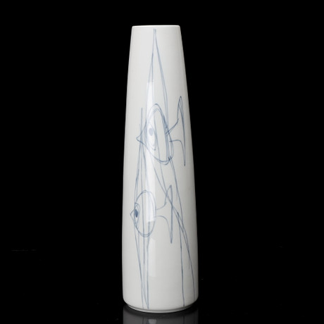 HEINZ WERNER. A Meissen porcelain vase, second half of the 20th century ...