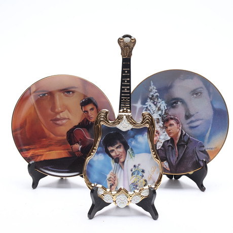 COLLECTIBLE PLATES, Elvis Presley. Ceramics & Porcelain - European ...