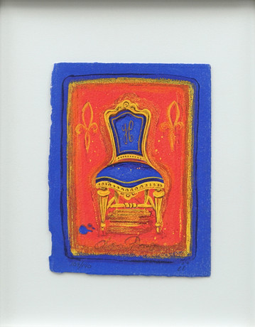 INGBRITT LAGERBERG. Stol, litografi nr 107/190, signerad. Konst ...