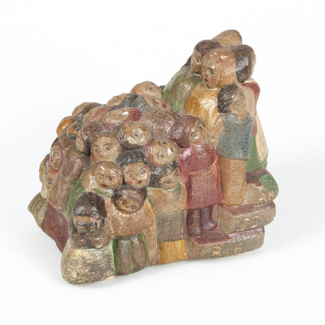 ISTVAN VARGA. Sculpture, limestone, Öja Gotland 1976. Art - Sculptures & Bronzes - Auctionet