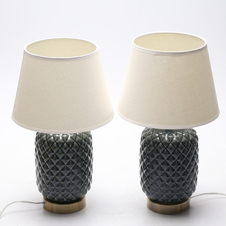 BORDSLAMPOR, ett par, Macao, MIO. Belysning & Lampor - Bordslampor ...