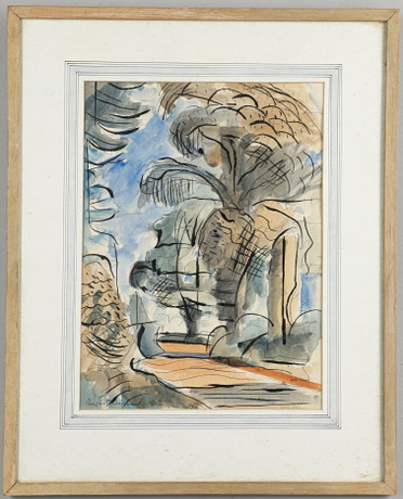 RUPERT NORMAN SHEPHARD (1909-1992). ELM TREES NEAR WIMBORNE (1932). Art ...