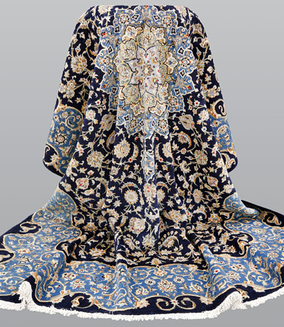 ORIENTMATTA. Royal Keshan, signerad, 395 x 295 cm. Mattor & Textil - Mattor - Auctionet