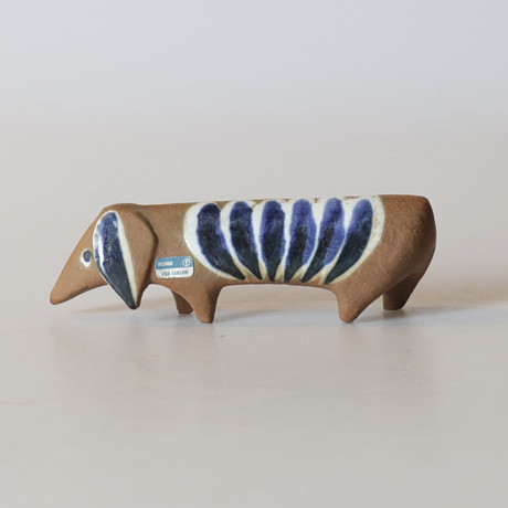 LISA LARSON. figurine, stoneware, “Tax” from the series “Lilla Zoo ...