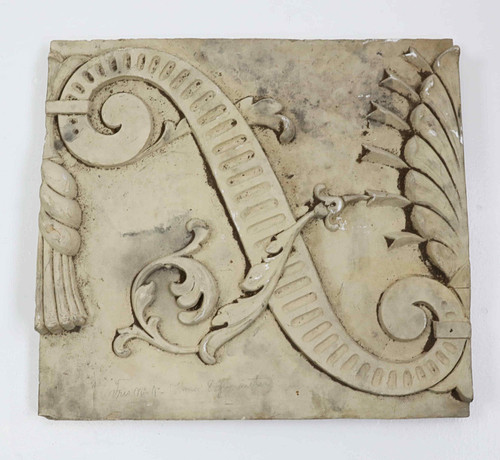 DEKORELEMENT, Basrelief, Steinzeug, Neorokoko 18/20. Jahrhundert. Kunst ...