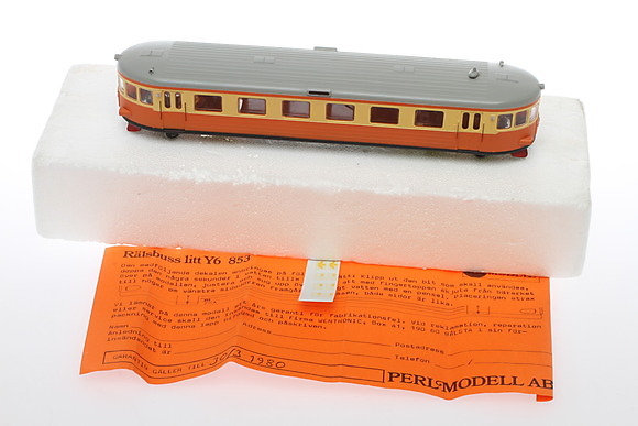 MODEL TRAIN PERL SJ's railbus Y6. Toys - Auctionet