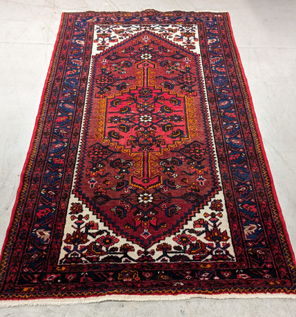 MATTA, handknuten, Hamadan, 210x131 cm. Mattor & Textil - Mattor ...