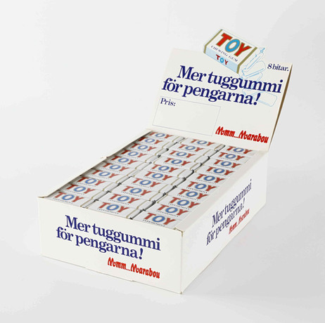 TUGGUMMI, Toy, Pepparmint, intakt låda med obrutna förp, 150 paket ...