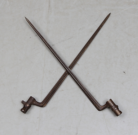 STICK BAYONETS, 2 pcs, 1800s. Weapons & Militaria - Edged weapons ...