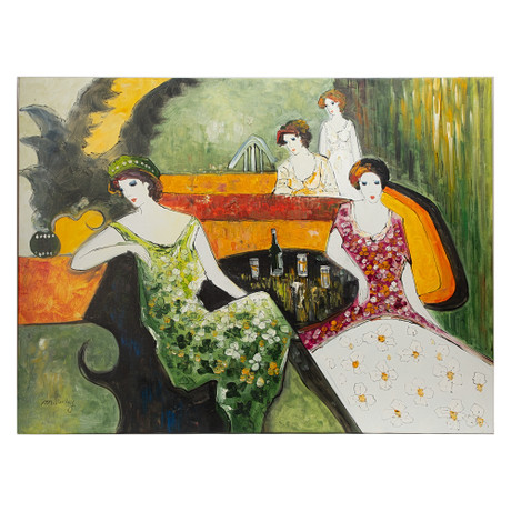 MARY VARLEY. Olja på duk, signerad M Varley. Konst - Måleri - Auctionet