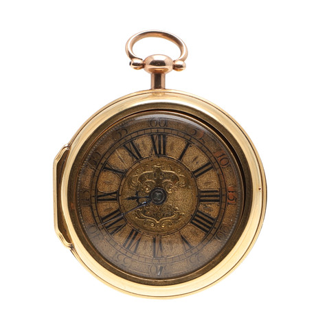 AN 18TH CENTURY GOLD PAIR CASED POCKET WATCH. Clocks & Watches - Pocket ...