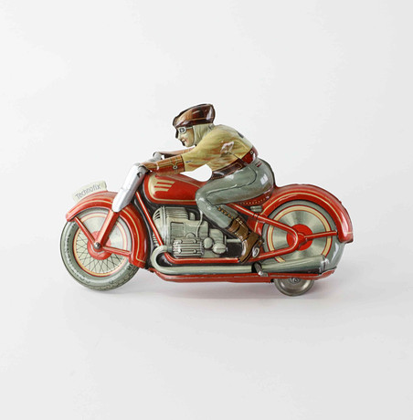 MOTORCYKEL, Technofix, US-Zone, Tyskland, modell nr GE 258, 1900-talets ...