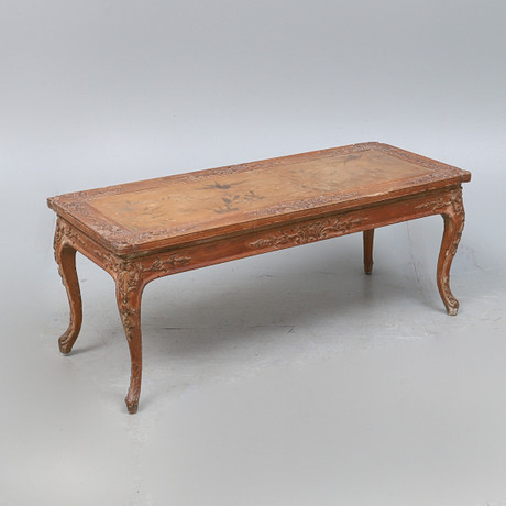 A REPRODUCTION RECTANGULAR LOW TABLE, IN 18TH CENTURY STYLE. Furniture ...