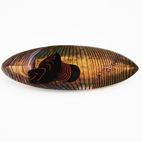 BERTIL VALLIEN. Skulptur, glas, signerad, " To my Love / B Vallien ...