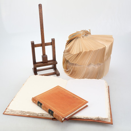 FOLDED BOOK, PHOTO ALBUM, WRITING BOOK, SET 1900'S. Books, Maps ...