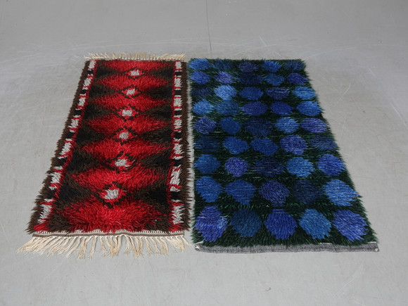 RYAMATTOR, 2 st, 1950/60-tal. Mattor & Textil - Mattor - Auctionet