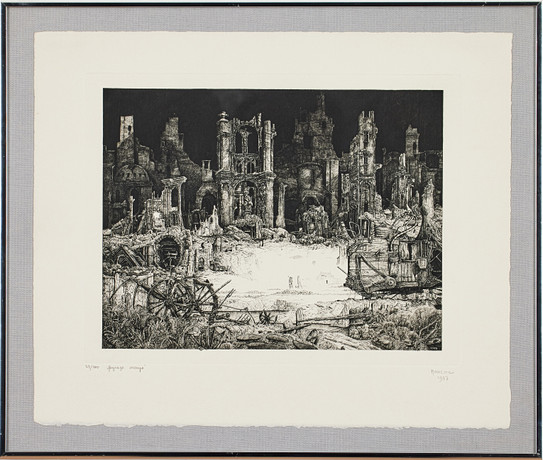 PHILIPPE MOHLITZ (FRANKRIKE 1941-2019). "Paysage occupé". Konst ...