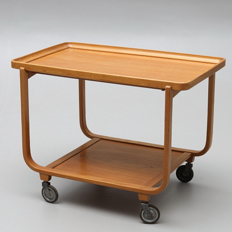A 20th century funkis-style dining trolley. Furniture - Other - Auctionet