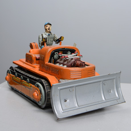 PLÅTBIL, "Handy hank no 112", Bulldozer, Japan. Leksaker - Leksaker ...