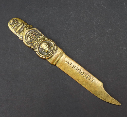BREVKNIV mässing, Amundsen Narvik. Silver & Metall - Tenn, Mässing ...