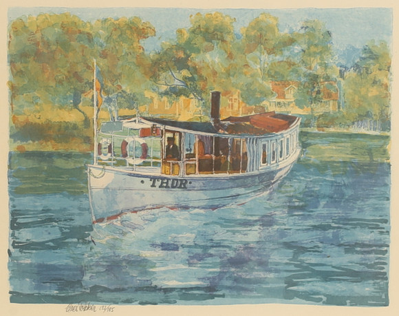 CLAES FOLCKER. Färglitografi, signerad och numrerad. Konst - Grafik ...