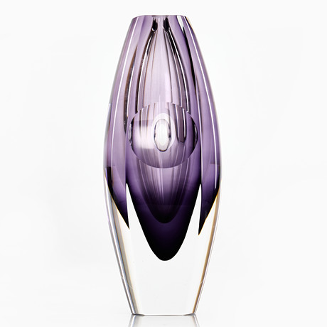 MONA MORALES-SCHILDT. A vase, “Ventana”, Kosta 1950/60's, cut clear ...