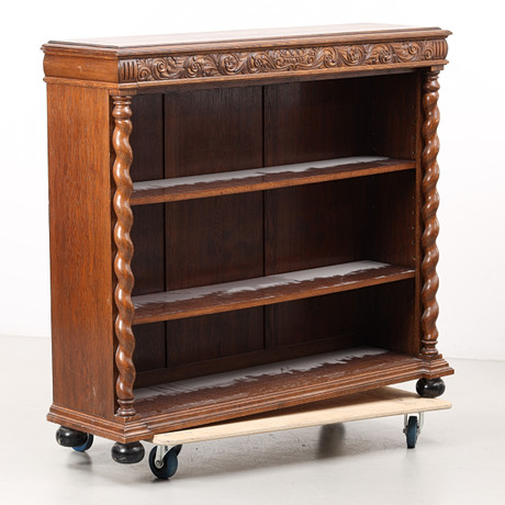 A 20th-century baroque carved oak bookcase. Furniture - Cupboards ...