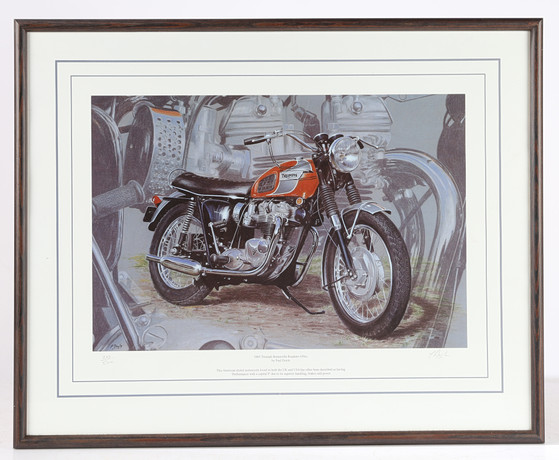 PAUL DOYLE "1962 TRIUMPH TROPHY SS 650CC" & "1969 TRIUMPH BONNEVILLE ...
