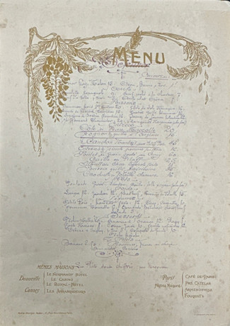 GEORGES REDON LITHOGRAPH MENU. Art - Other - Auctionet