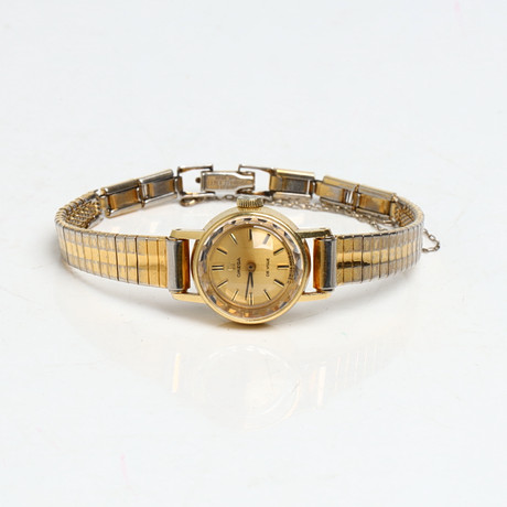 OMEGA, De Ville, armbandsur, manuell, cal. 485, boett av 18k guld, 1970 ...