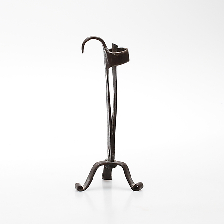 CANDLE STAKE, so-called stump stake, common man, 19th century. Folk art ...