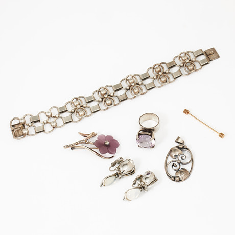 ARMBAND, Stilsmycken Per Ericsson, Helsingborg 1957, RING, Anders ...