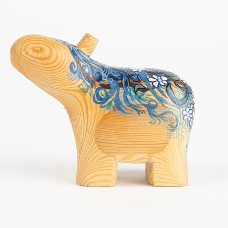 BENGT ELDE. Fantasy animal, sculpture, painted wood, signed ELDE. Art ...